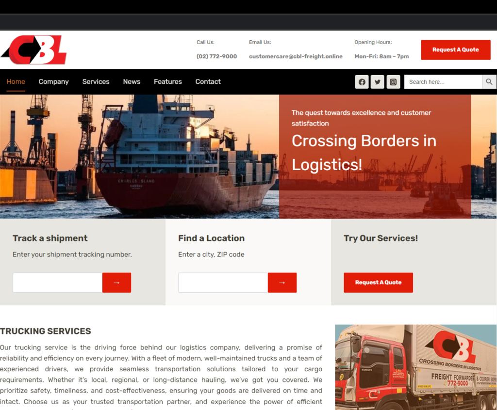 Exciting News: Unveiling Our Modernized Website! 🚀 – CBL Freight Forwarder